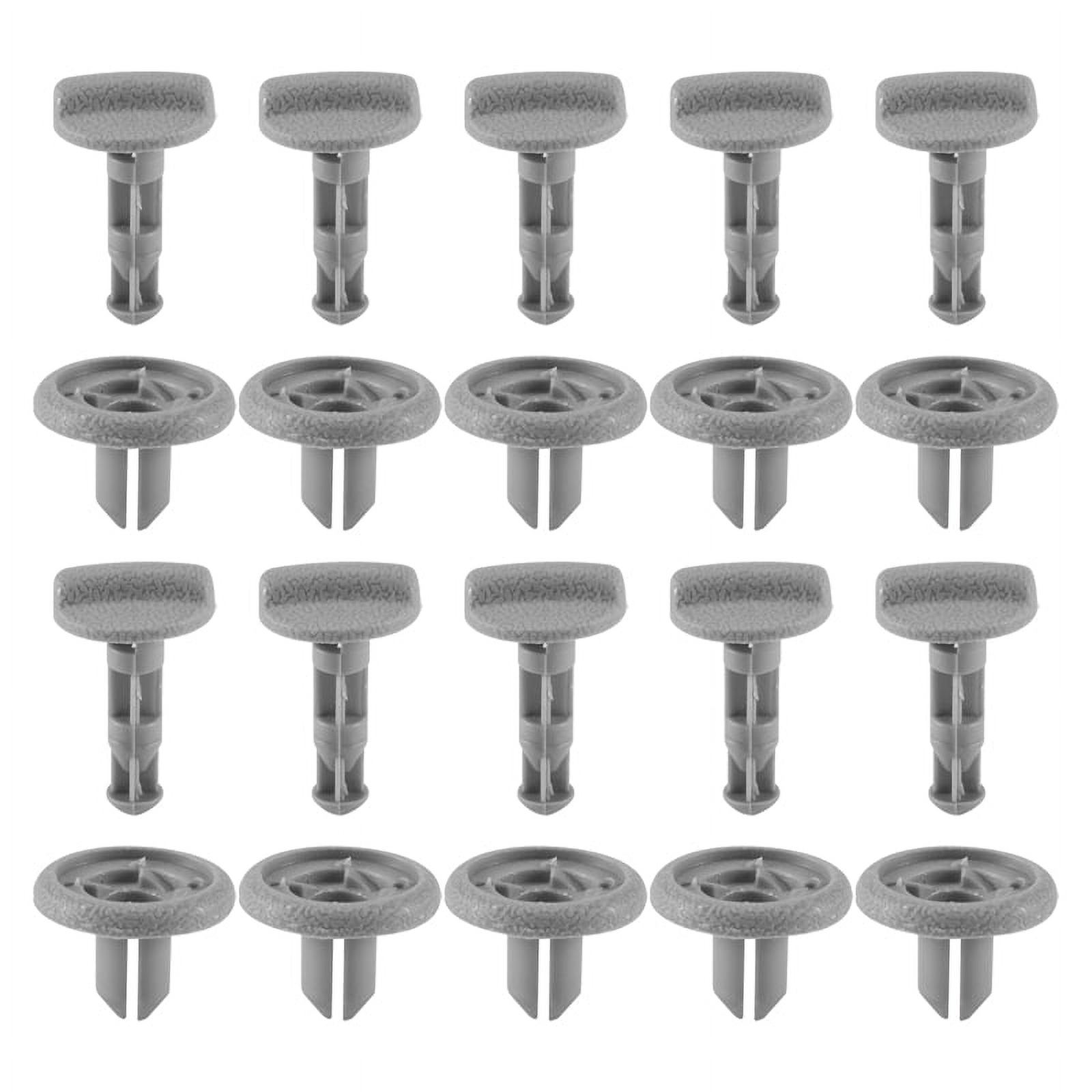 10 PCS Grey Plastic Parcel Shelf Clip Early Type End For Juke ...