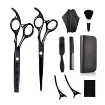 Wekvgz Professional Hair Cutting Scissors, 12 Pcs Stainless Steel ...