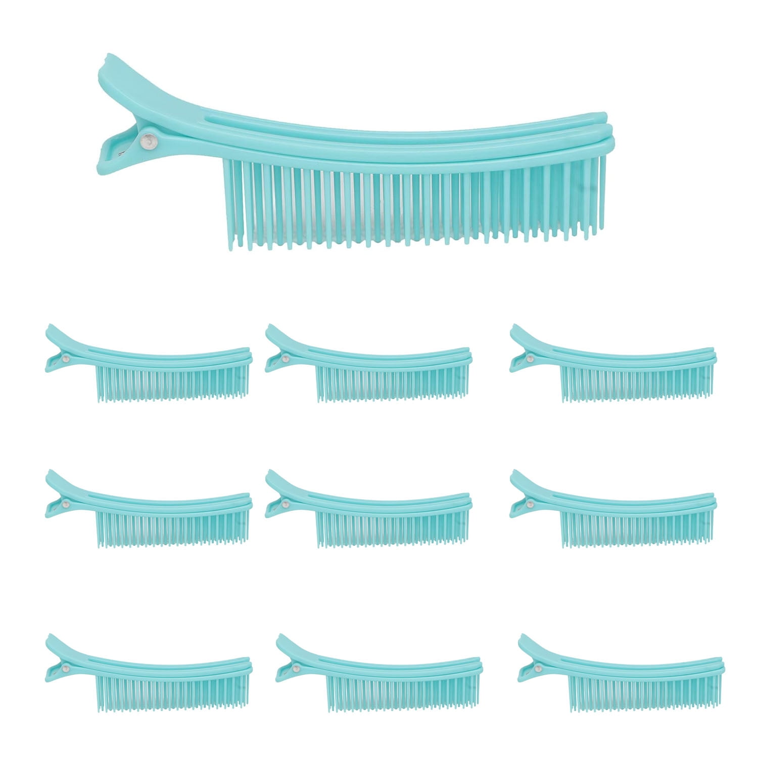 10 PCS Hair Stylist Nonslip Hair Clips Comb, Hair Sectioning Clips for ...