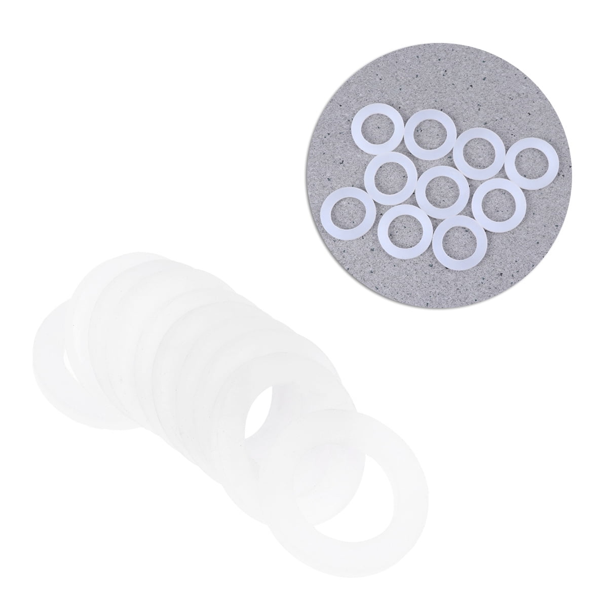 10 PCS Hot Water Gaskets Hose Washer Replacement Heated Water Hoses ...