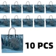 10-PCS Iridescent Glossy Gift Bags Reusable Goodie Bags Bulk, Sturdy ...