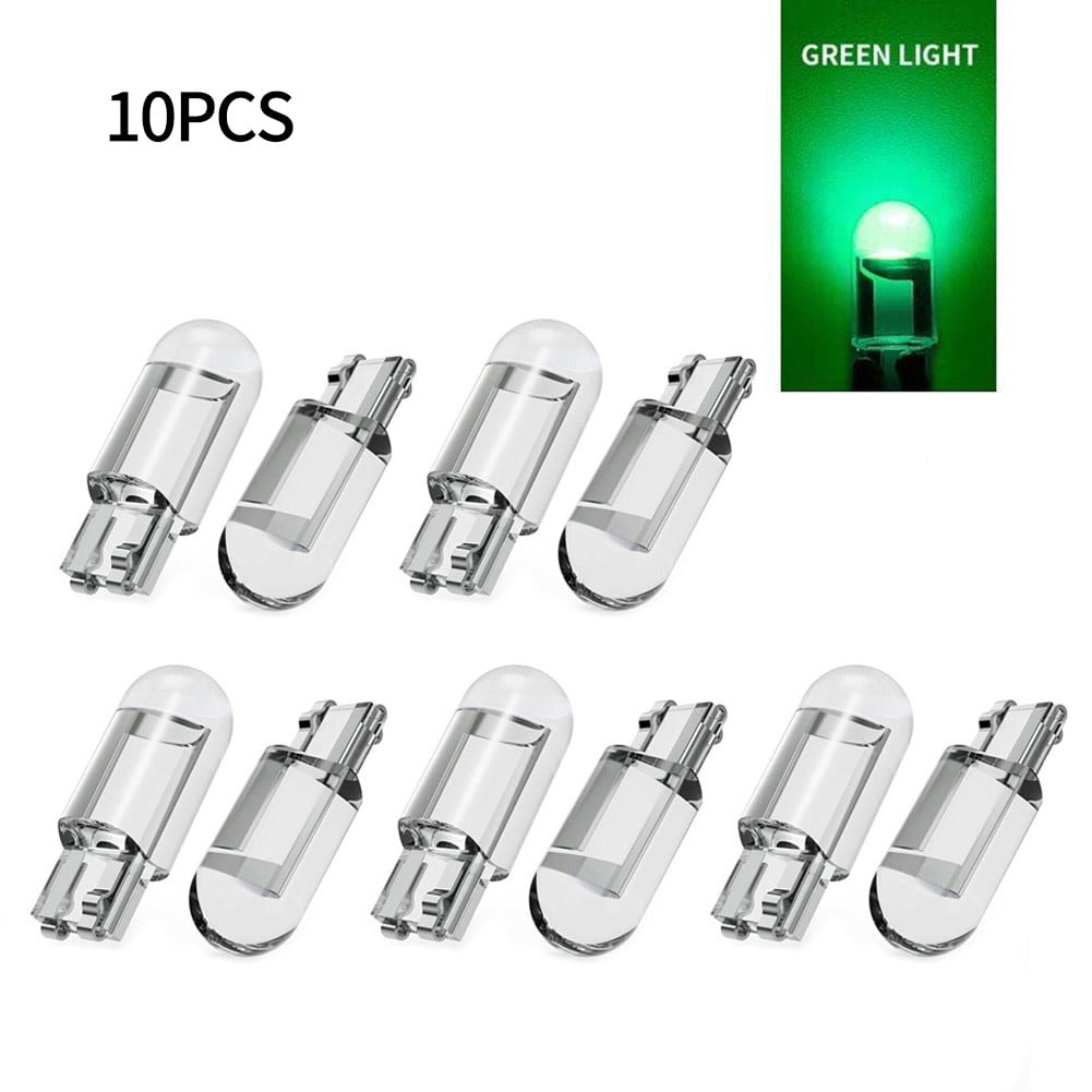 10 PCS Light Bulbs 10 PCS Width Lamp Blue Corner Light Dome Light Door ...