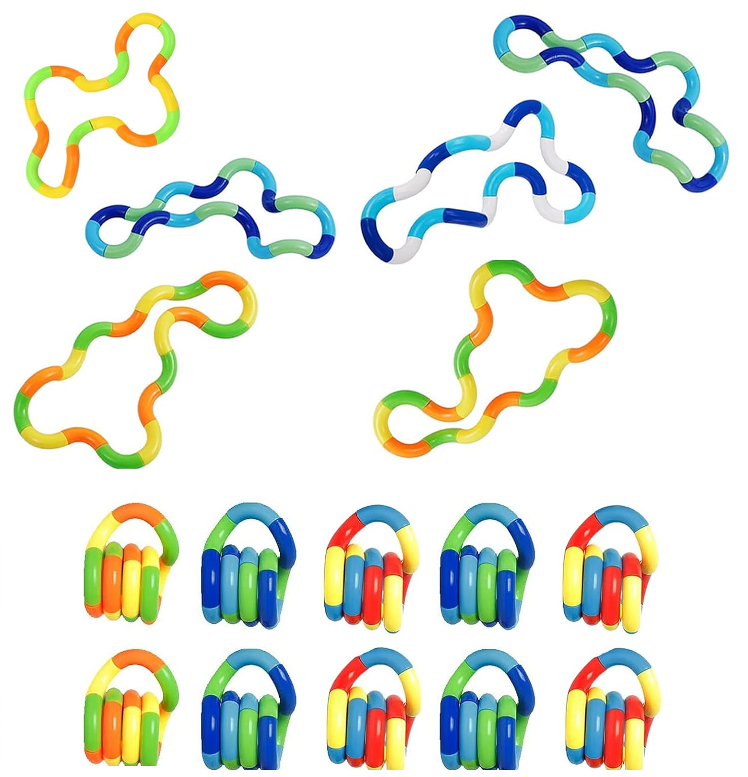 10 PCS Multicolored Quiet Fidgets Toys for Unique Fidget Experience ...