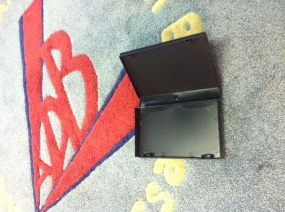 10 PCS Standard Black VHS Video Library Case with Full Clear Sleeve, No ...