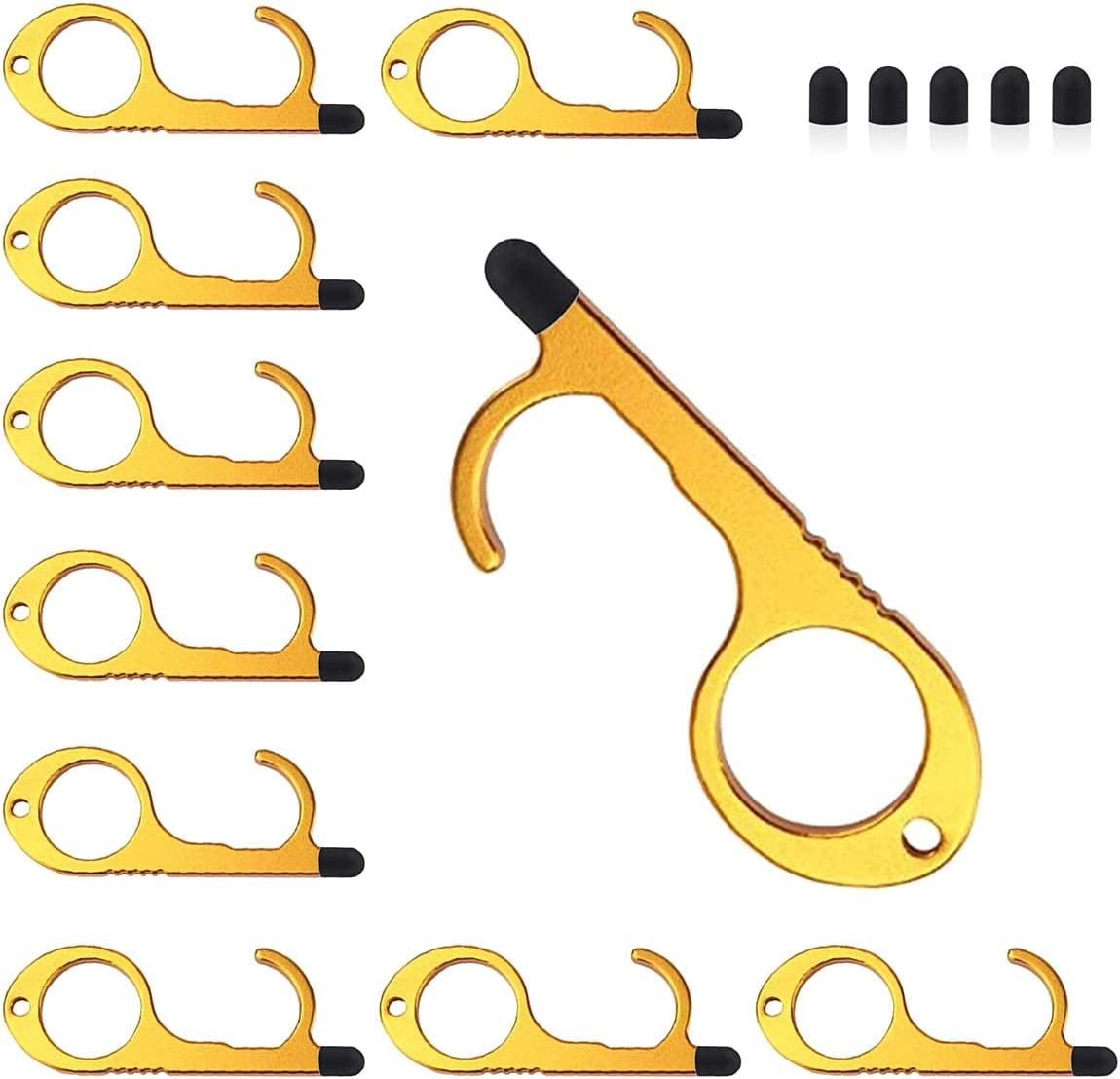 [10 PCS]No Touch Key Tool,No Contact Door Opener Tool,Contactless Hand ...