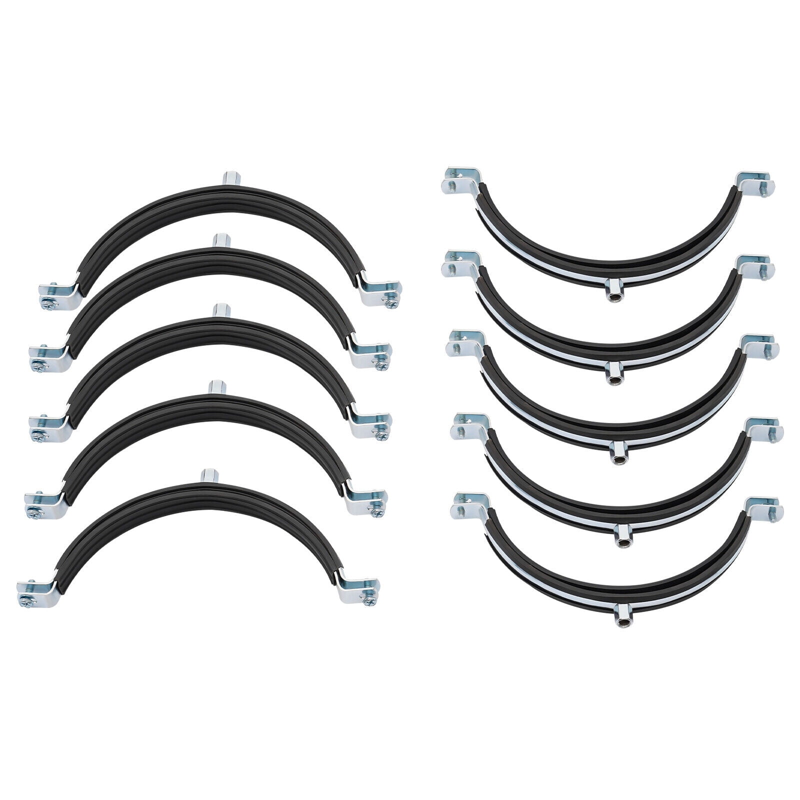 10 PCS Pipe Clamps Kit for 4-10in Pipe Diameter, Corrosion-resistant ...