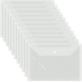 10 PCS Plastic Folders for Document, A4 Size Plastic Envelopes with ...