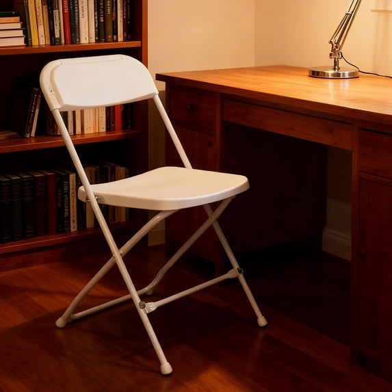 10*PCS Plastic Folding Portable Chairs, 350lb Load Capacity Stacking ...