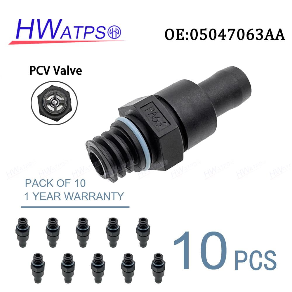 10 PCS - Positive Crankcase Vent PCV Valve, 05047063AA, 047929, AA ...