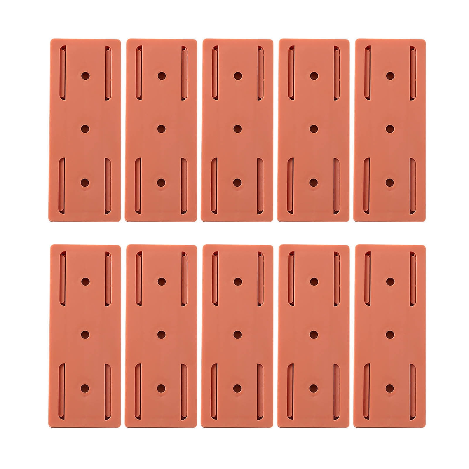 10 PCS Power Strip Wall Mount, Self-Adhesive Punch-Free Socket Holder ...