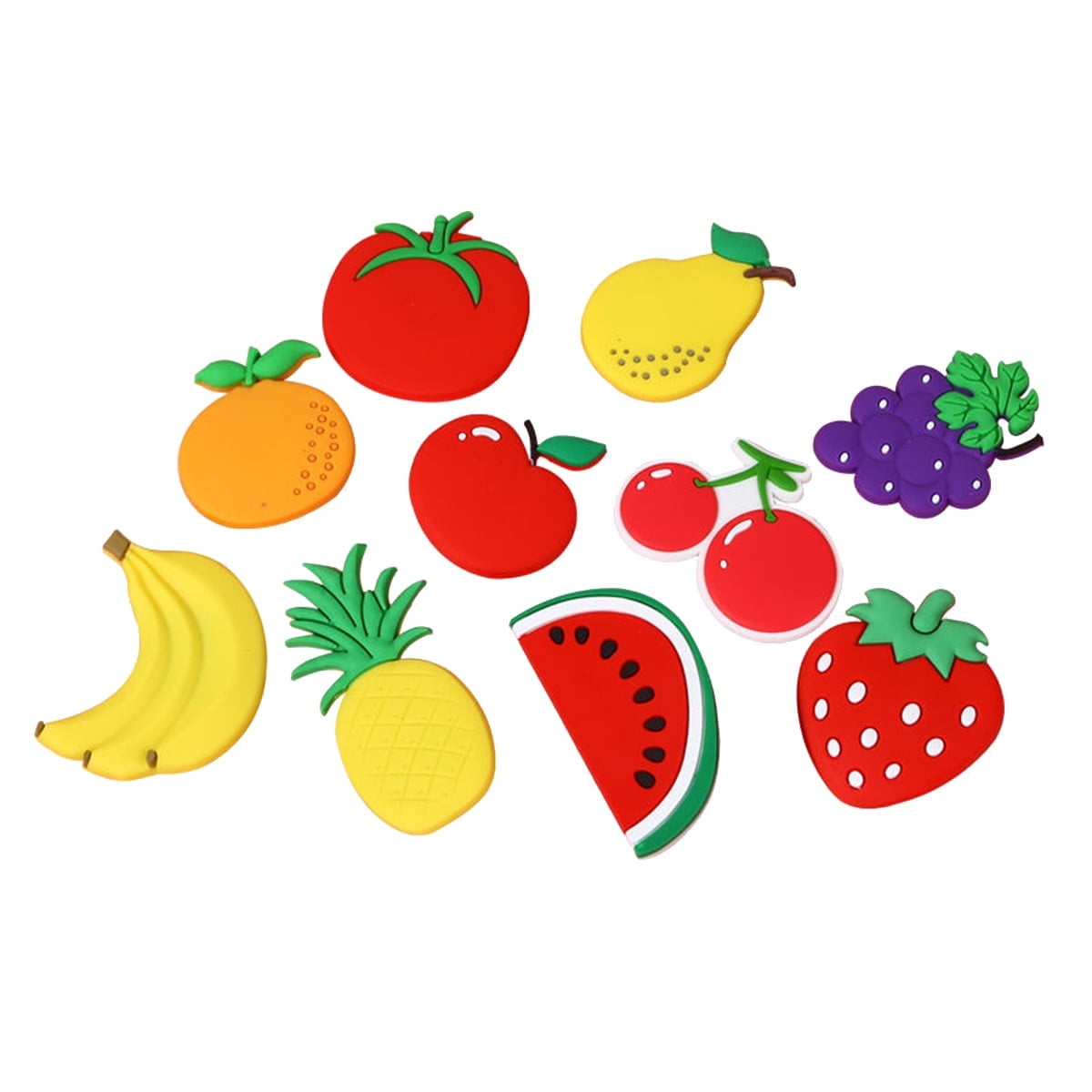 10 PCS Refrigerator Magnets Fruit Magnets Kitchen Magnets Fridge Decors ...