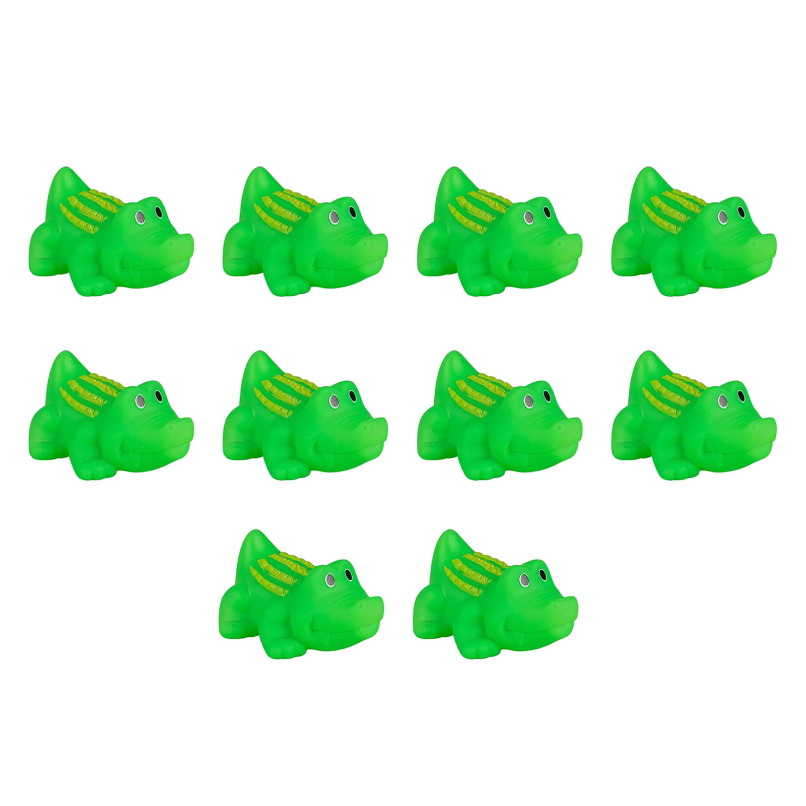 10 PCS Rubber Crocodile Bath Toy, Mini Crocodile Toys, Rubber Alligator ...