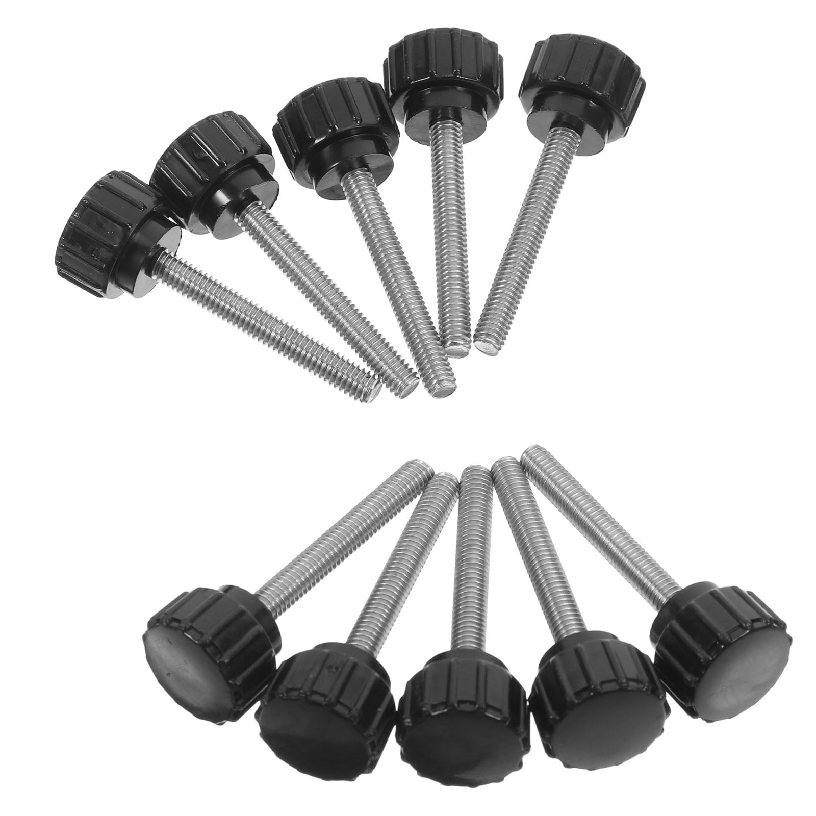 10 PCS Screw Handle Scratcher Rakes Screws Grabber Folding Tools Black ...