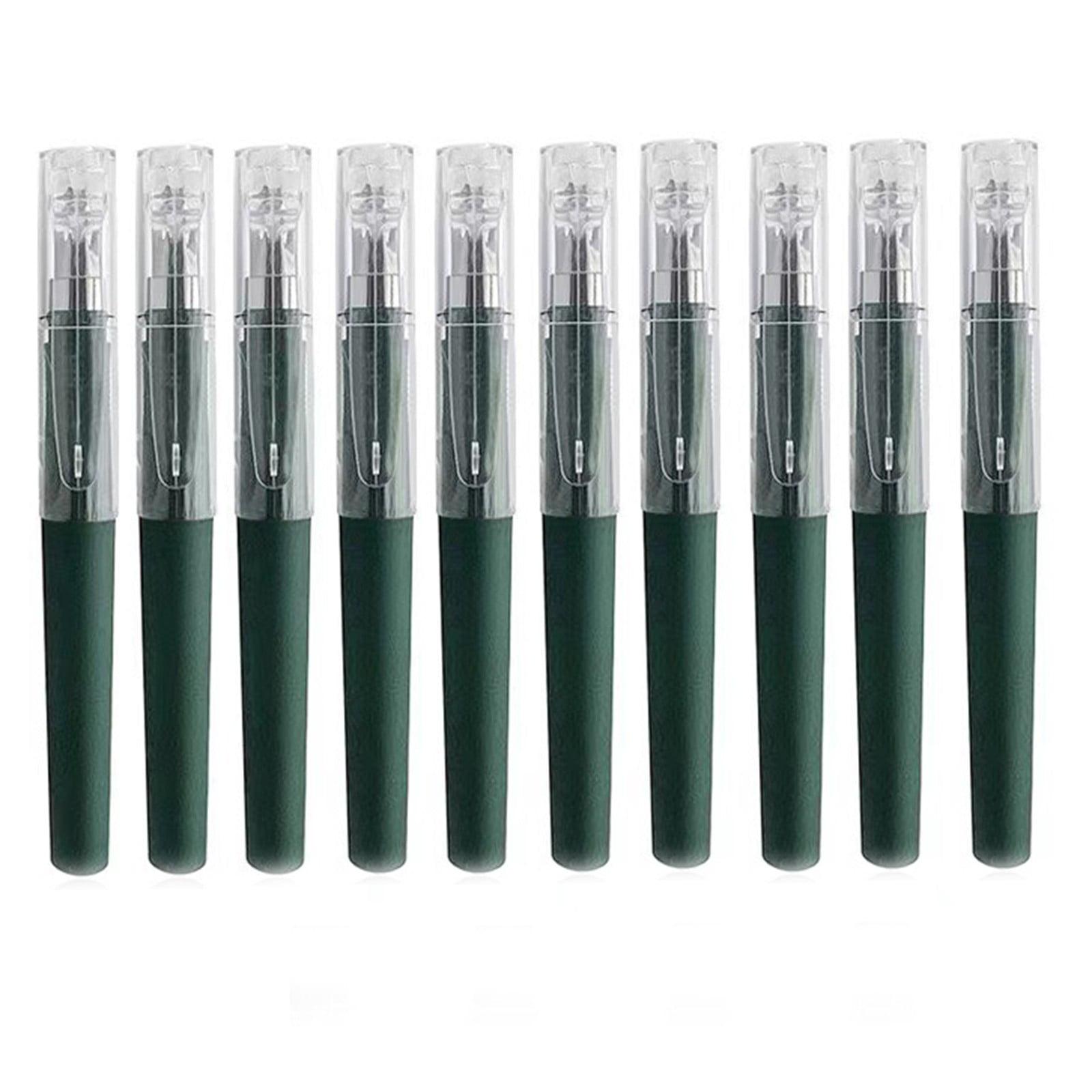 10 PCS Small Gel Pens,Black Ink Pocket Pens,Fine Point Smooth Writing,4 ...