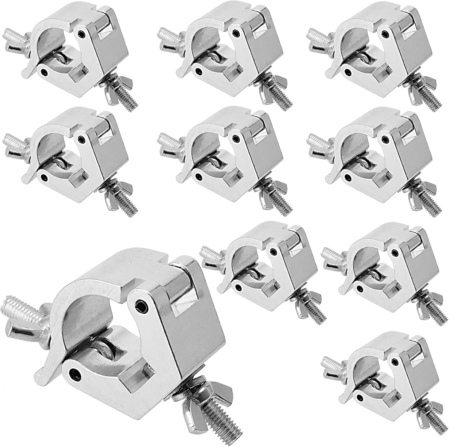 10 PCS Stage Lighting Clamps, Aluminum Alloy Truss Clamp, Stage Light ...
