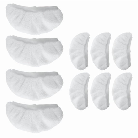 10 PCS Steam Cleaner Accessories,Universal Reusable Steam Mop Pads ...