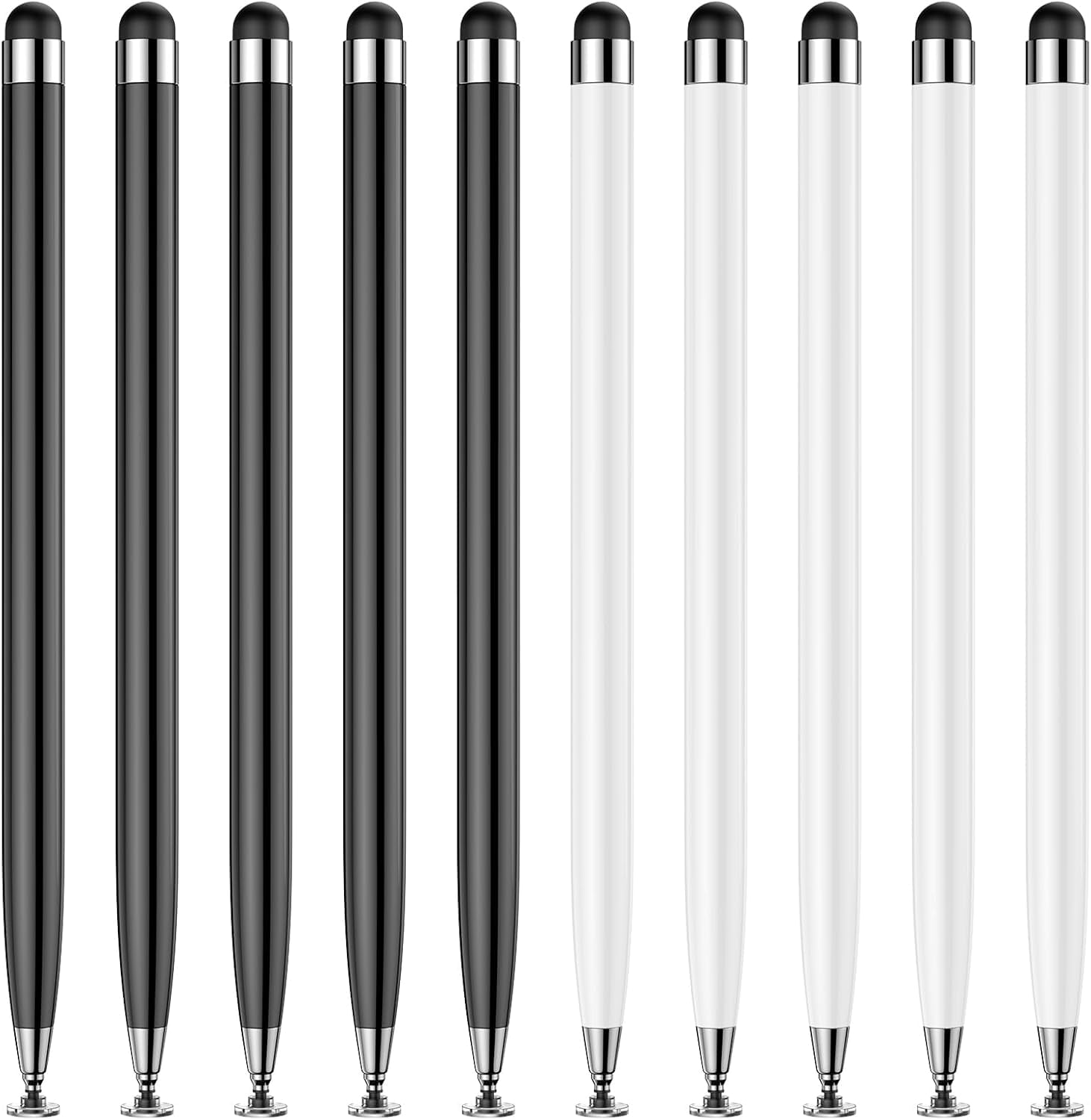 10 PCS Stylus Pen for Touchscreen, Lightweight 2 in 1 Dual-Tip Design ...