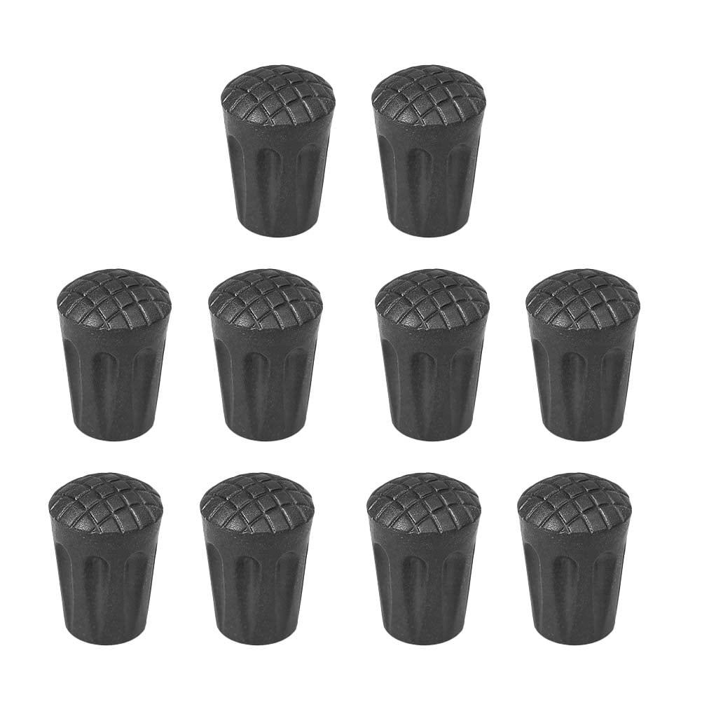 10 PCS Trekking Pole Cover Tip Protectors Crutches Accessories Non-slip ...