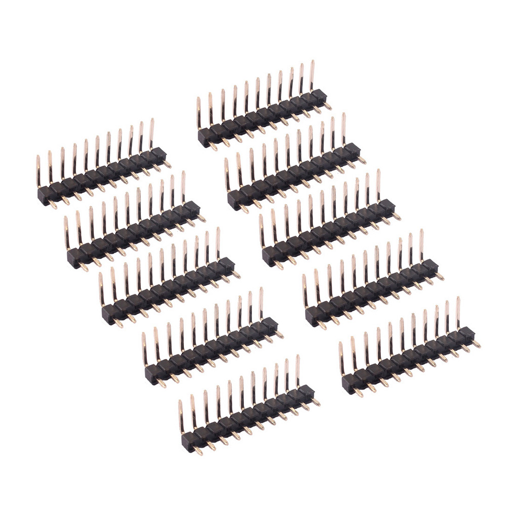 10 PCS Typical Pin Connectors Gender of Header 2.54 Mm Pitch Male ...