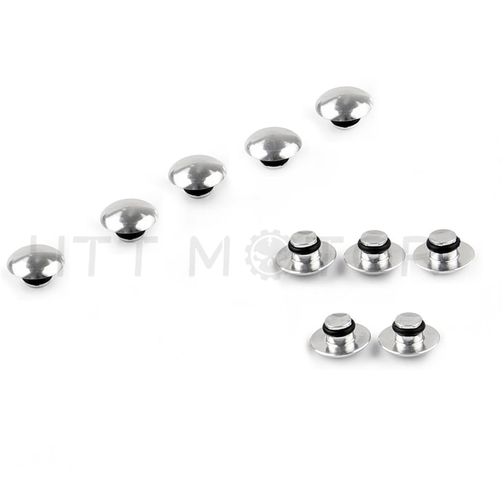 10 PCS Universal Hex Socket Bolt Screw Nut Head Cover Cap for M8 8MM ...