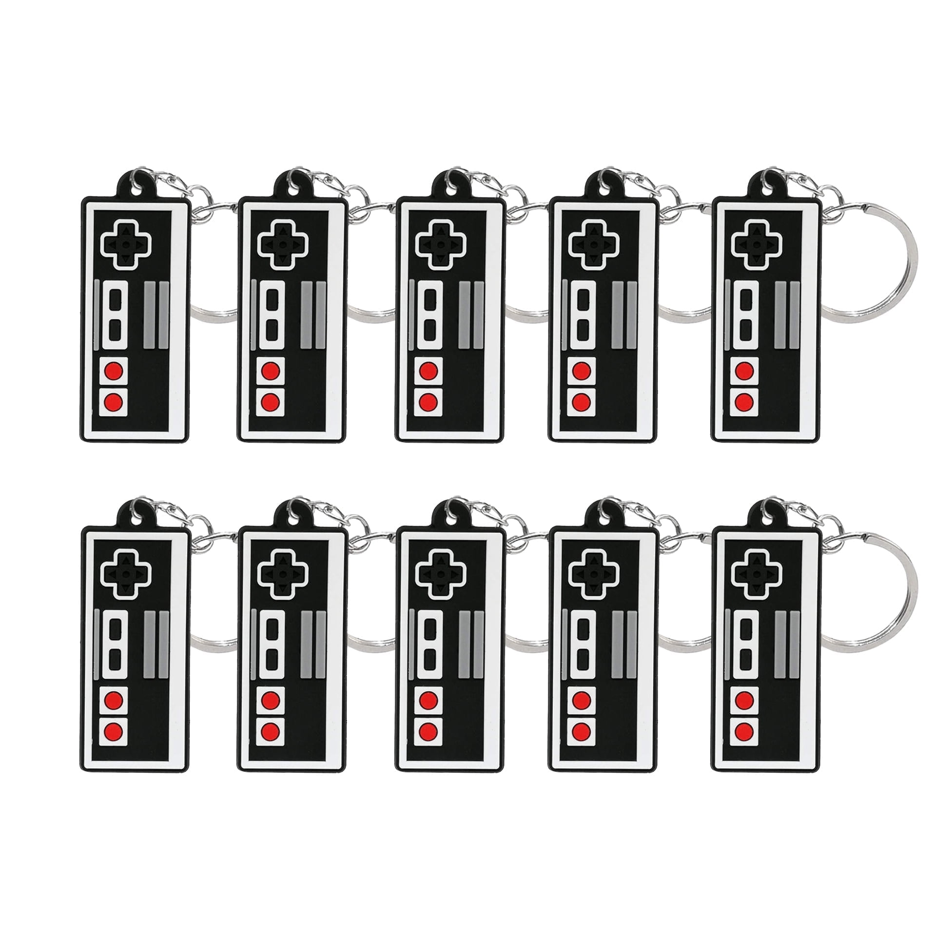 10 PCS Video Game Controller Keychains Video Game Keychains Game Party ...