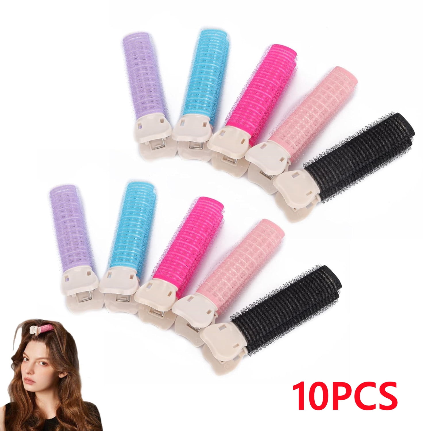 10 PCS Volume Hair Clips for Women, Hair Root Curlers Rollers Clips for ...