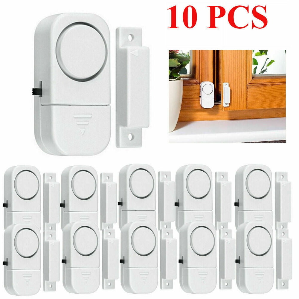 LIENIAO Wireless Window Door Burglar Alarm System, Magnetic Sensor, 10 ...