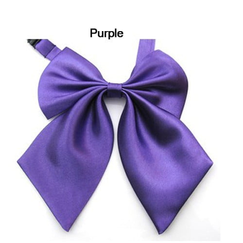 10 PCS Women Girl Student Adjustable Bow Tie Party Banquet Bank Satin ...