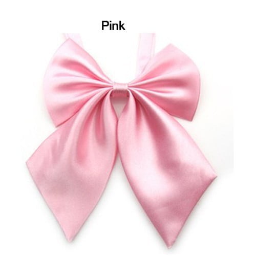 10 PCS Women Girl Student Adjustable Bow Tie Party Banquet Bank Satin ...