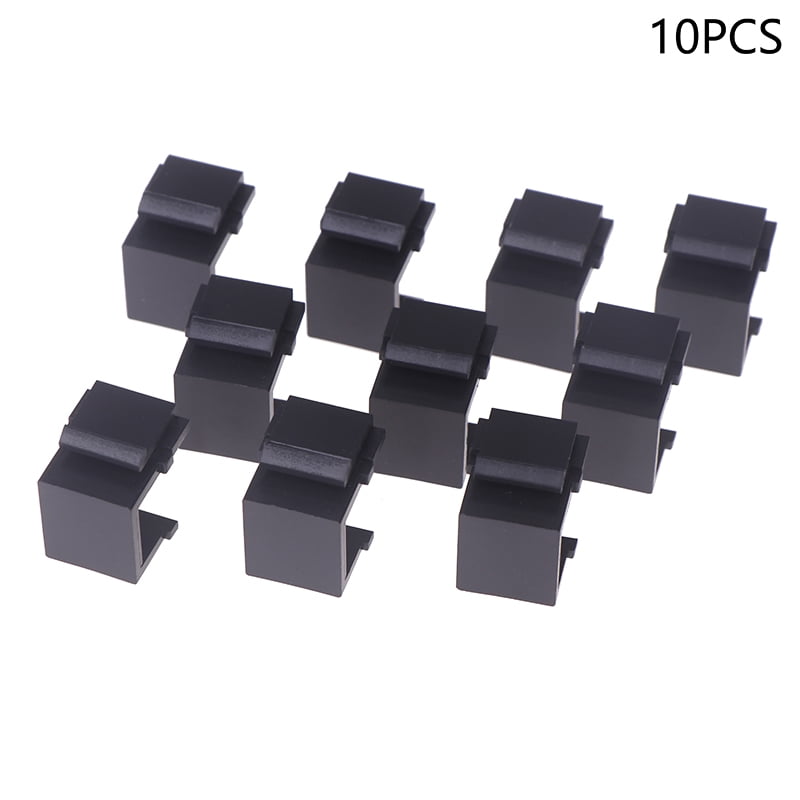 10 PCS ZoeRax RJ45 Keystone Jack Inserts For Filling Blank Keystone ...