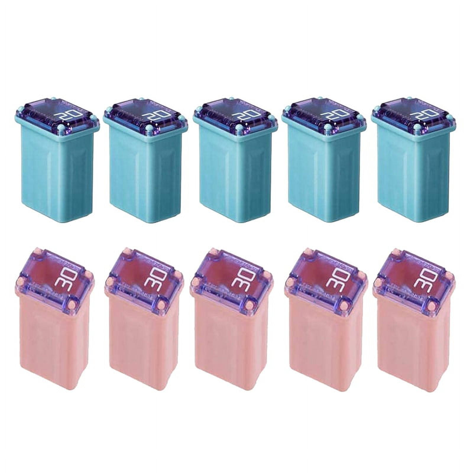 10 PCS of 20Amp 30Amp Miniature Box Fuses FMM MCASE Type FMM Maxi Fuses ...