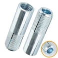 10 PCs Drop-in Anchors 3/8"-16 Zinc-Plated for Concrete, Secure ...