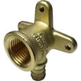 10 PIECES XFITTING 3/4" PEX X 3/4" FEMALE NPT THREADED DROP EAR ELBOW CRIMP FITTINGS - BRASS ...