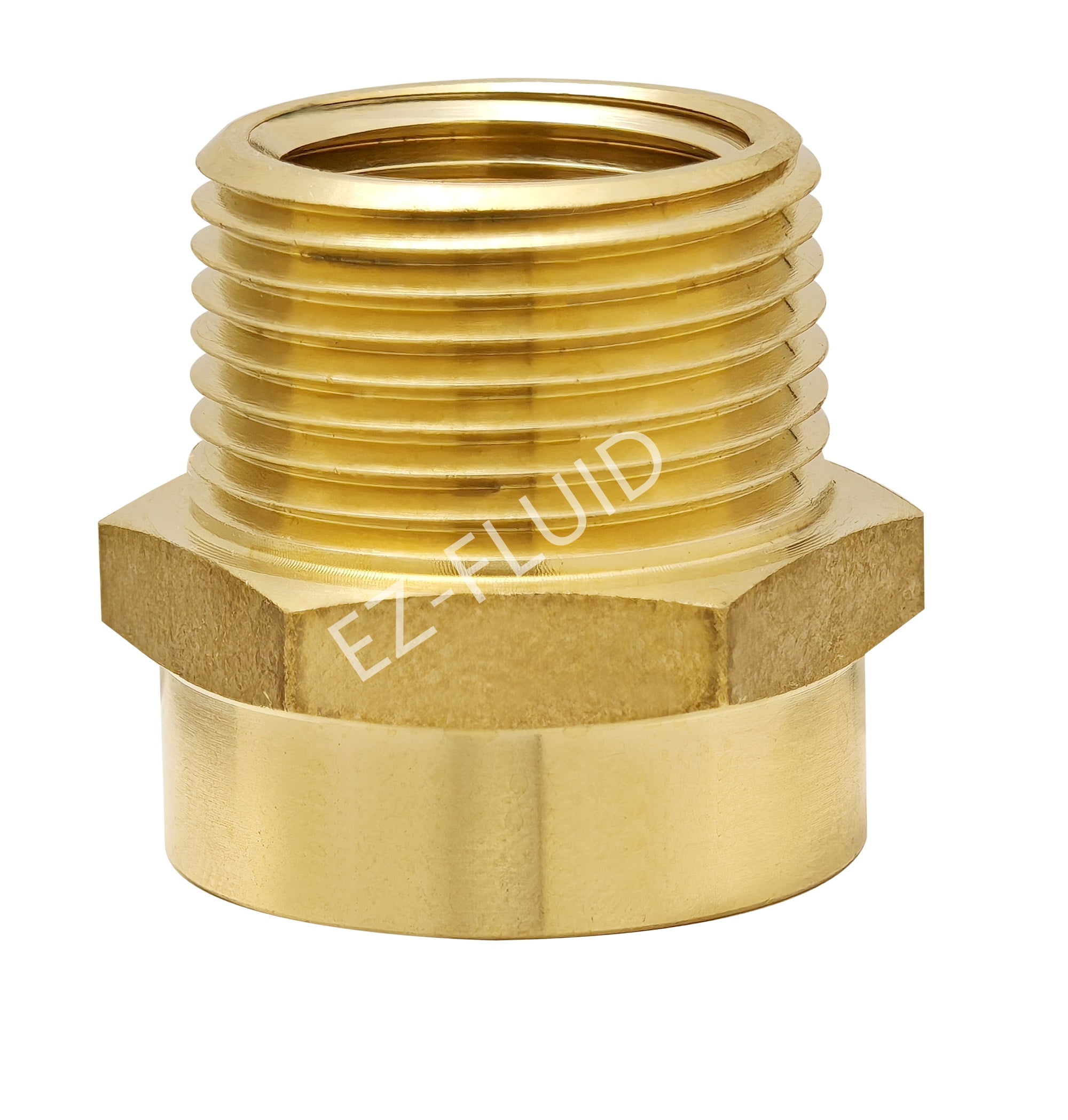 (10-PK) EZ-FLuid 3/4" FHT X 3/4" MIP or 1/2" FIP Female Garden Hose ...