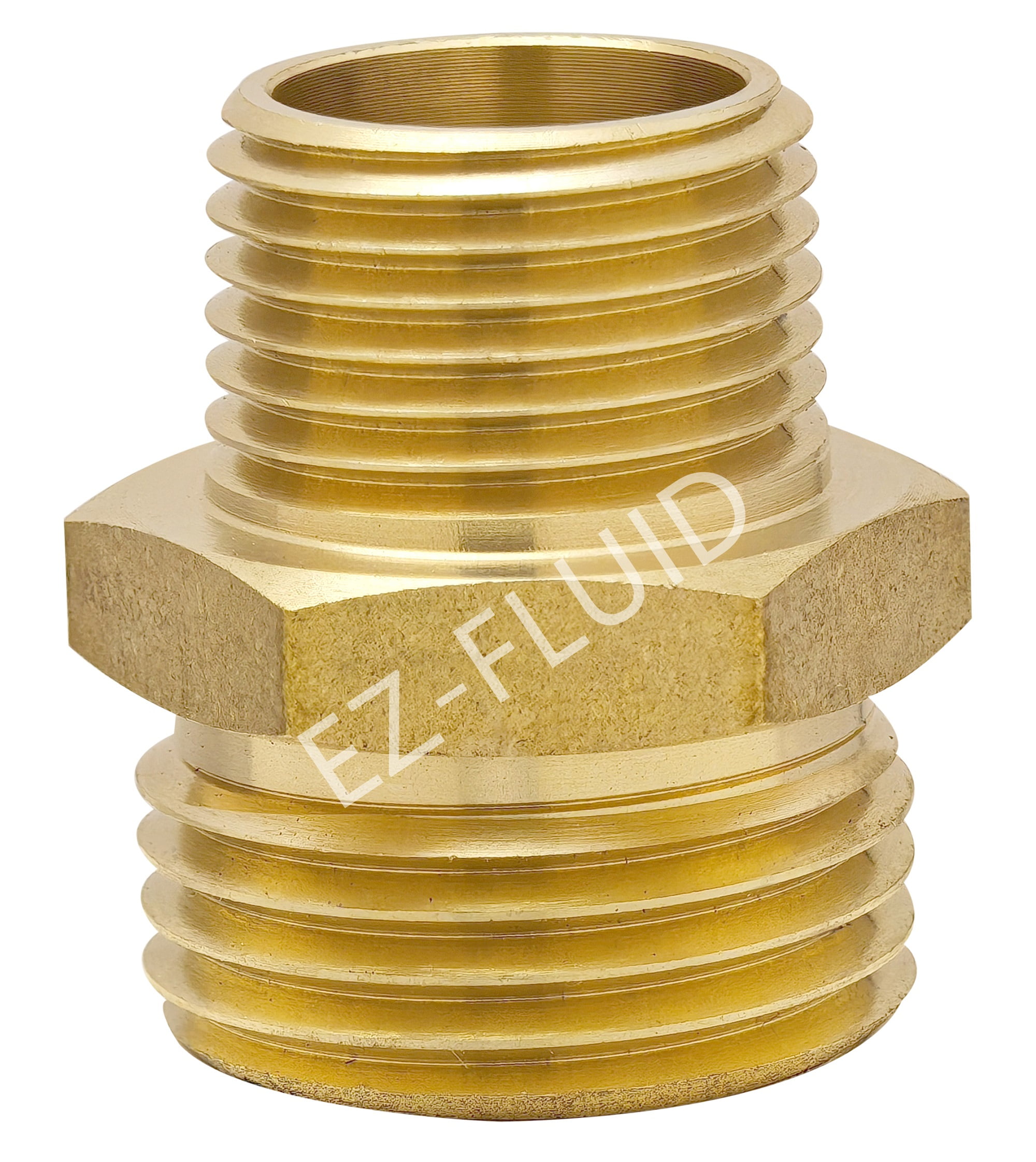 (10-PK) EZ-FLuid 3/4" MHT X 1/2"MIP Swivel Male Garden Hose Adapter ...