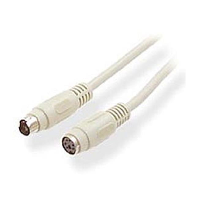 10' PS2 Mini Din 6 Cable Male to Female - Walmart.com