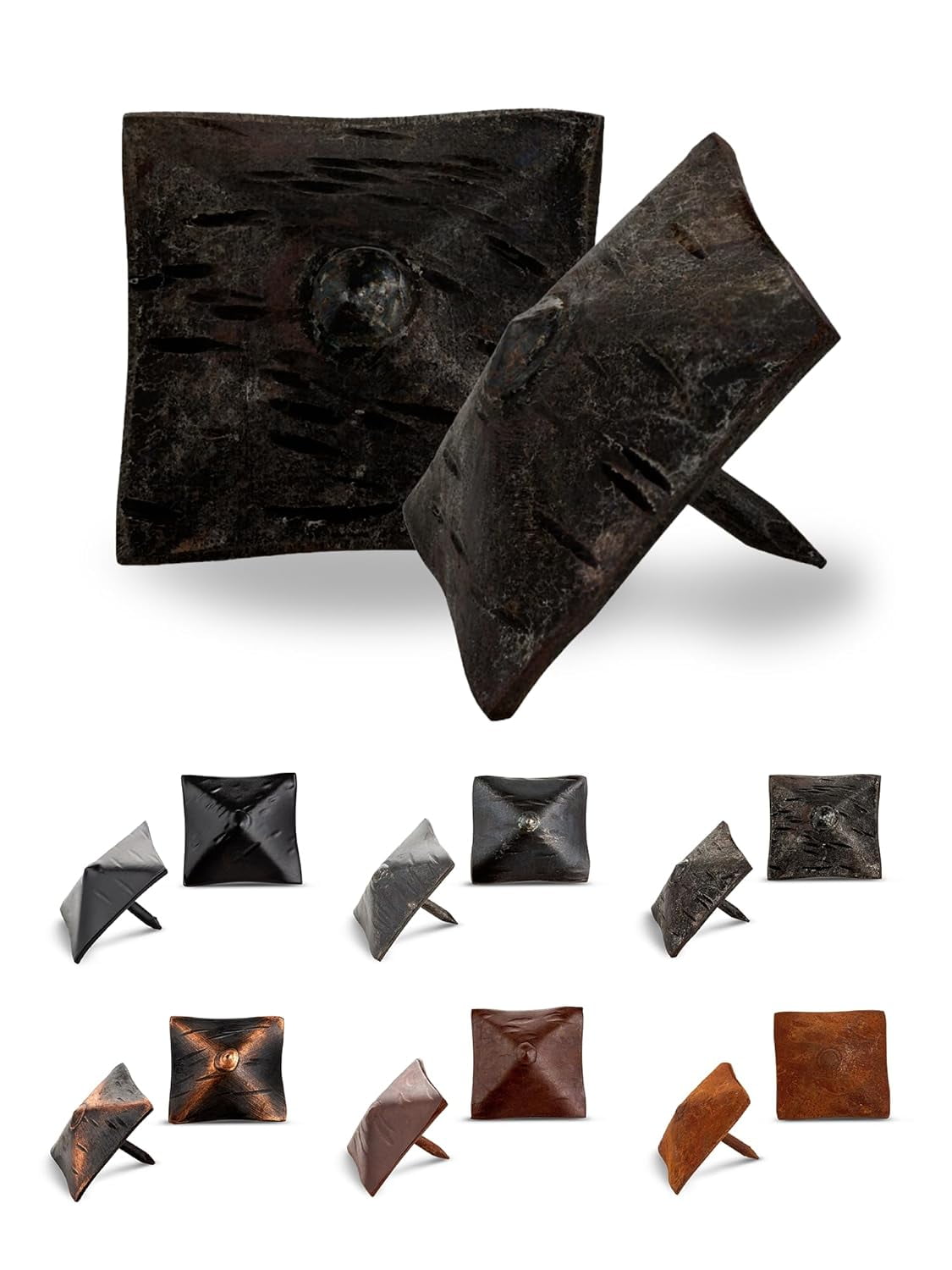 10 Pack 1.25 Inch Large Square Clavos Decorative Nails – Unfinished ...