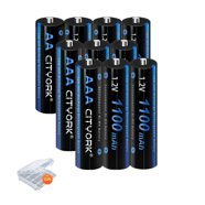 20 Pack AA Batteries 3000mAh 1.2V Ni-MH High Capacity AA Rechargeable ...