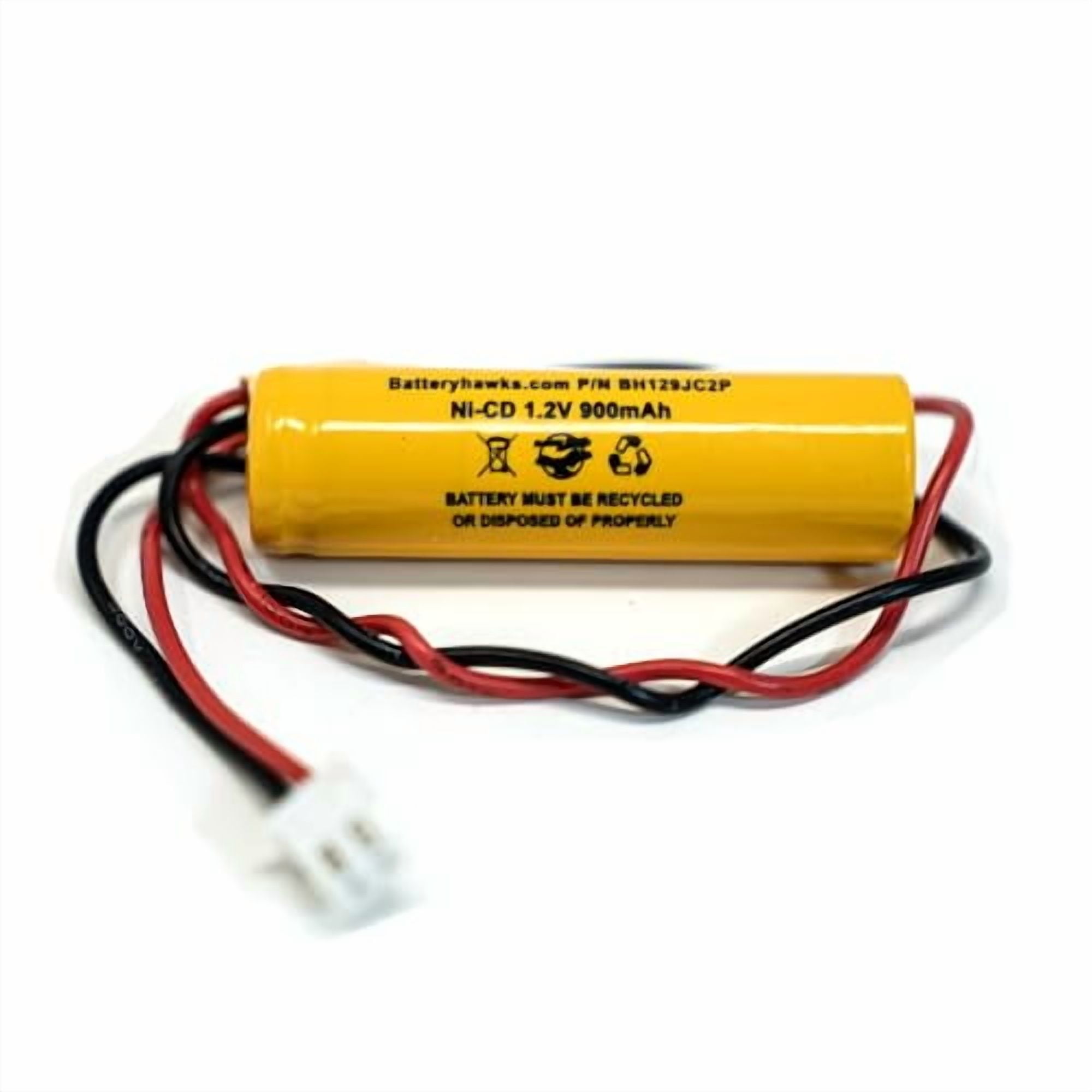 (10 Pack) 1.2v 900mAh AA900mAh OSA268 EXR LED EL M6 ELB CS01 Exit Sign ...