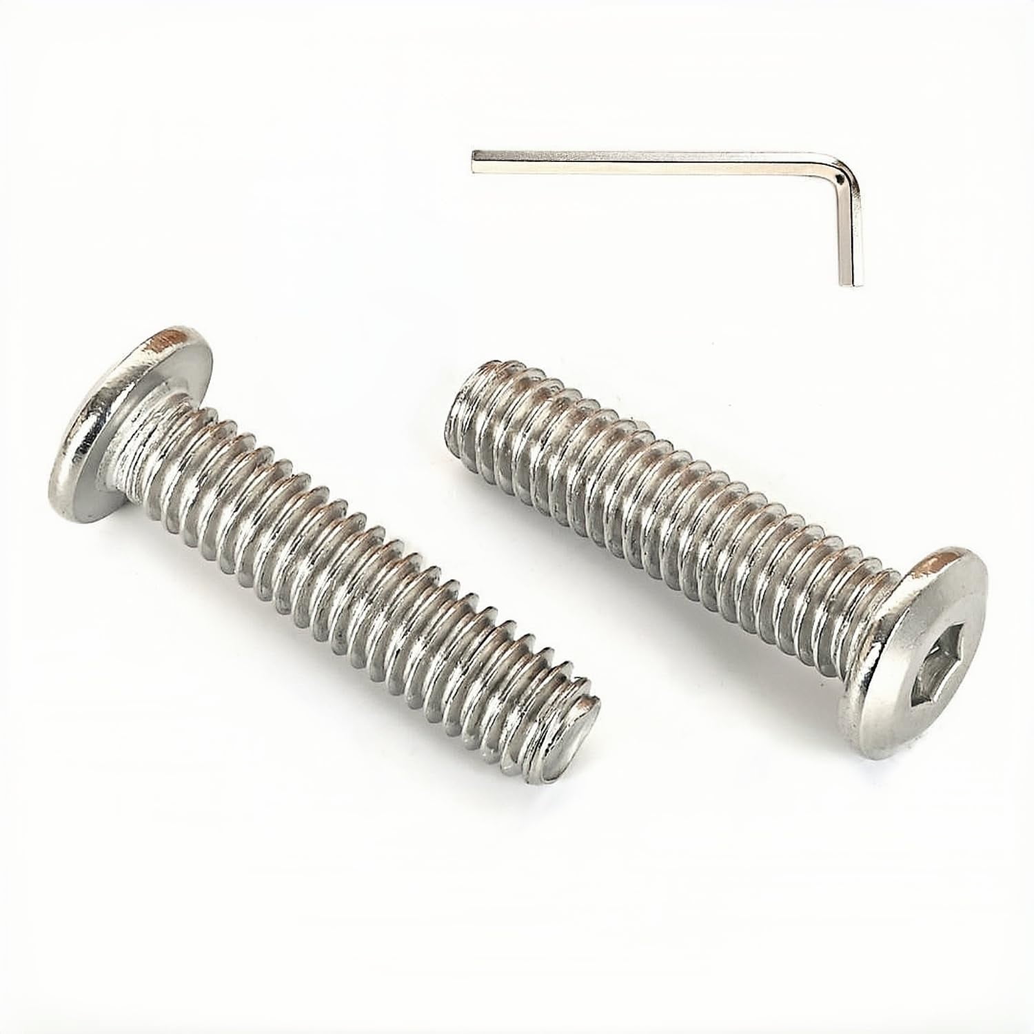 [10 Pack] 1/4-20 x 4 304 Stainless Steel Flat Head Hex Socket Cap ...