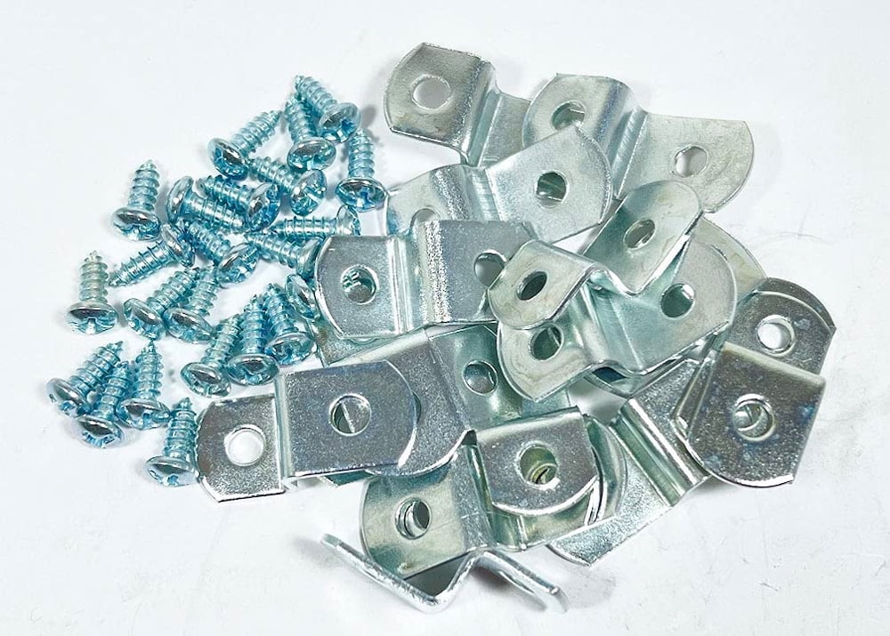 10 Pack 1/4" Offset Clips With Screws - Walmart.com