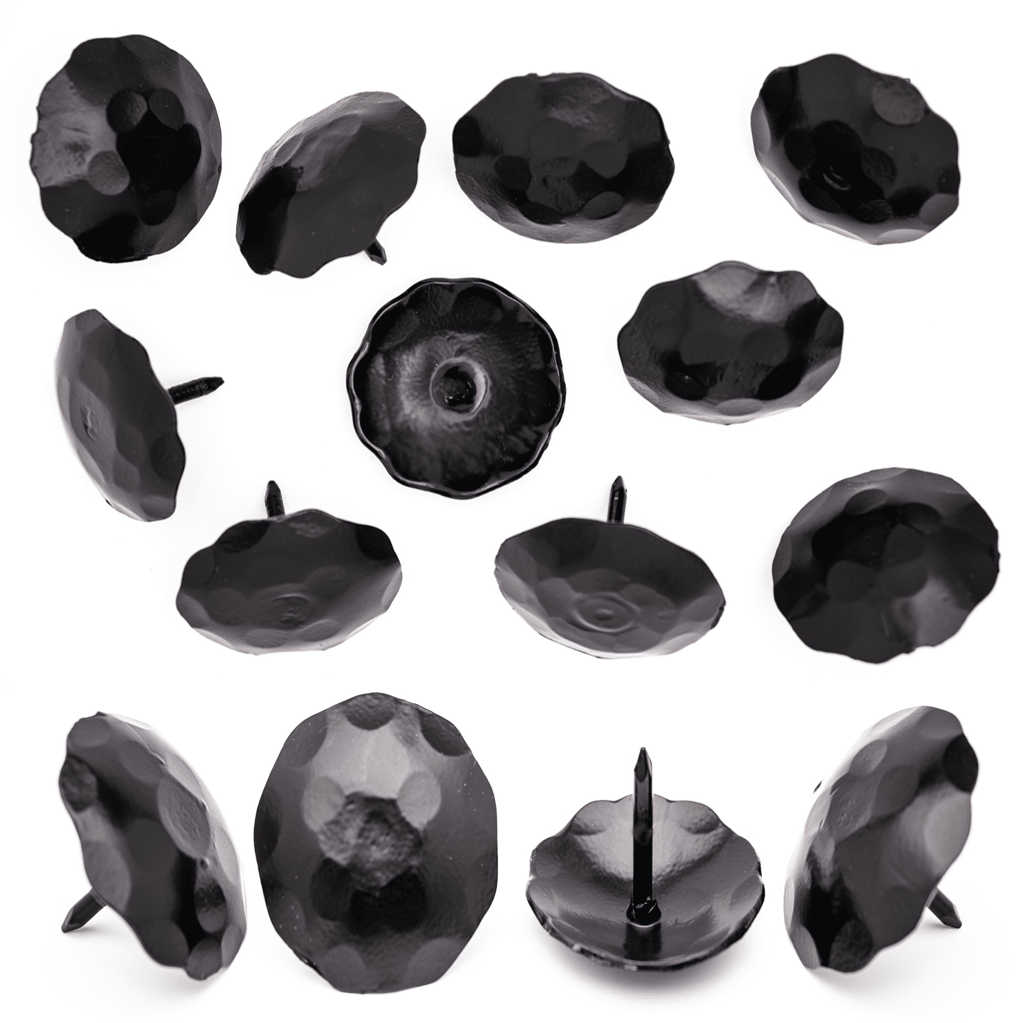 10 Pack 1.5 Inch Black Finish Decorative Door Nail Clavos By Borderland ...
