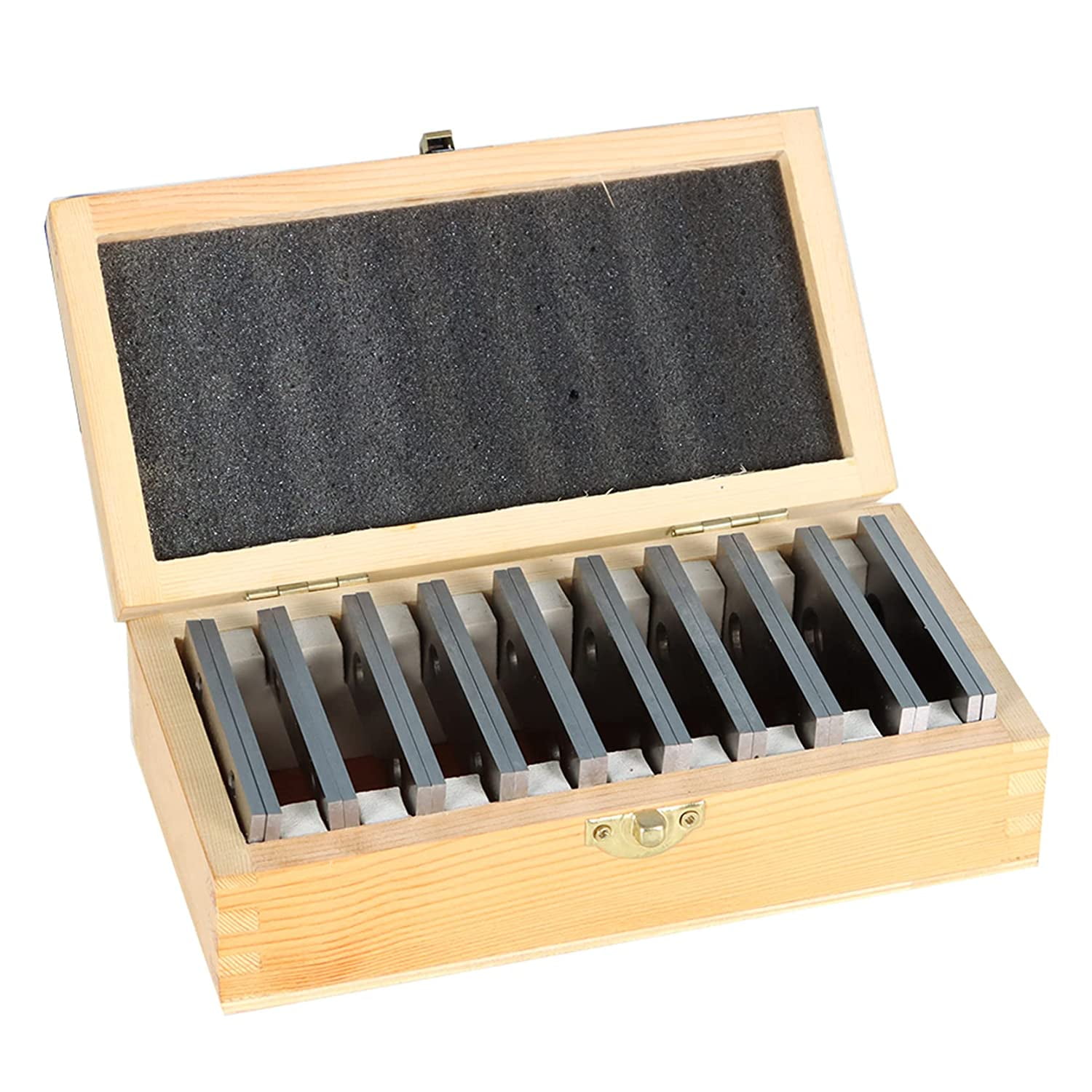 10-Pack 1/8In Thick 3In Long Steel Parallel Set .0002In Hardened ...