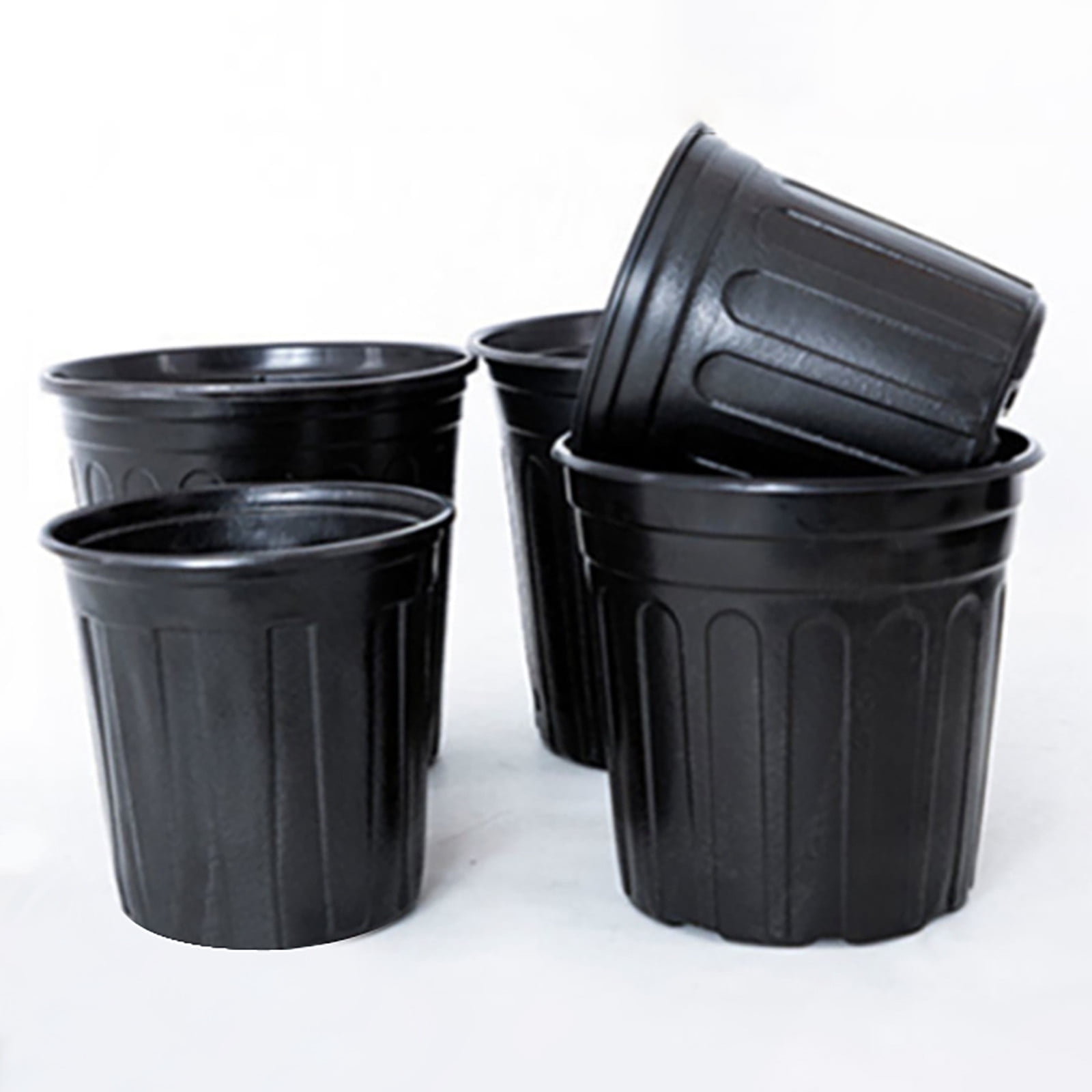 1 Gallon Flexible Nursery Pots, 1PCS Thickened Seedling Pots with ...