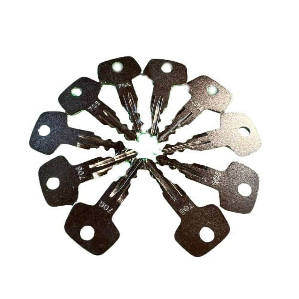 10 Pack 10# Ignition Keys ,Cap Fuel Lock Key 706 Fits for Liebherr ...