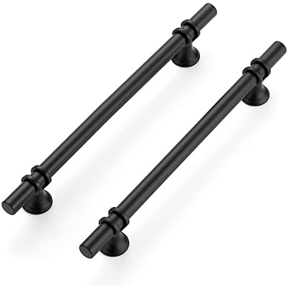 10 Pack 10 Inch Cabinet Pulls Kitchen Cupboard Handles with Round Base ...