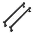 10 Pack 10 Inch Solid Kitchen Cabinet Handles Matte Black Heavy Duty ...