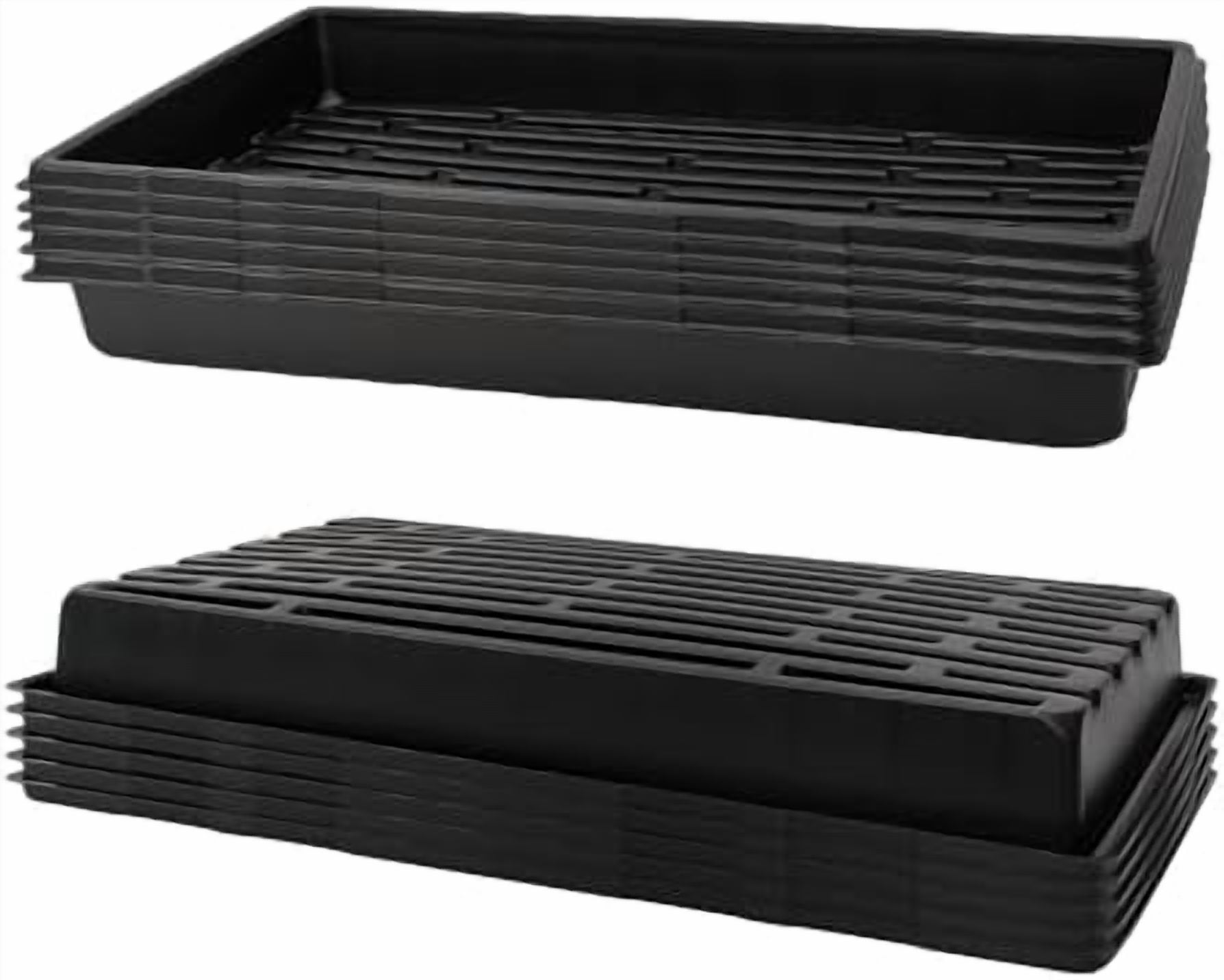 10 Pack 1020 Trays, Extra Thick Heavy Duty Seed Starting Trays - No ...
