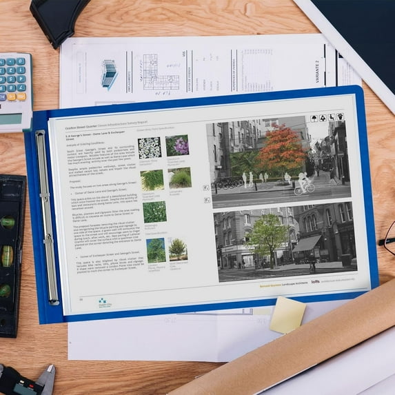 - 10 Pack of 11 x17 Landscape Pressboard Presentation Binder Folders ...