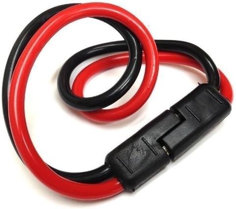 10 Pack 12 Gauge 12" Quick Disconnect Polarized Inline Power Cable Wire ...